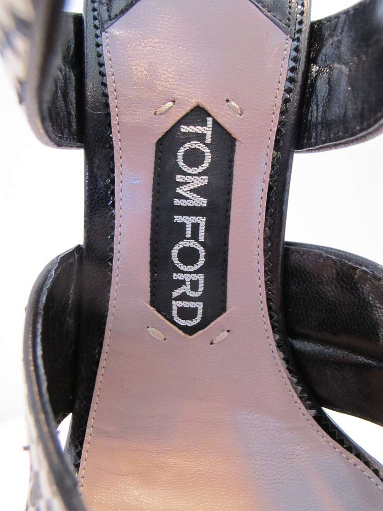 Tom Ford Checkered Pattern Shoes For Sale at 1stDibs