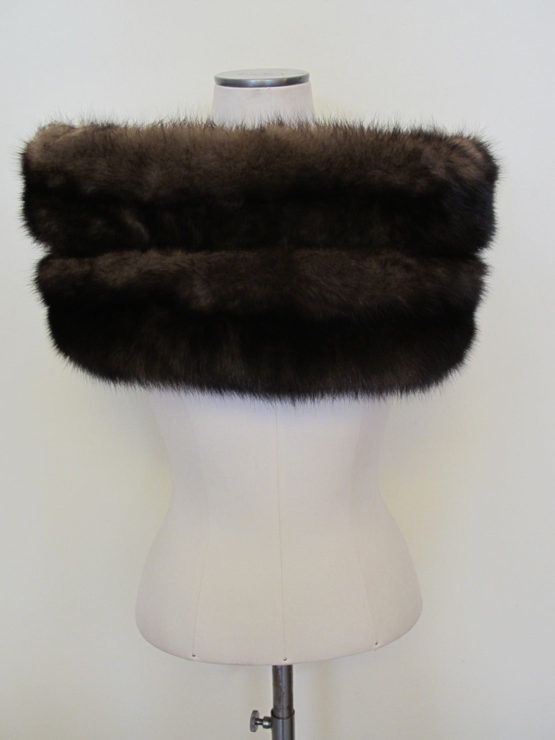 I. Magnin Double Sable Stole For Sale at 1stDibs