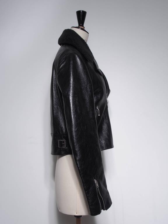 Yang Li Calf Leather and Shearling Jacket For Sale at 1stDibs | yang li ...