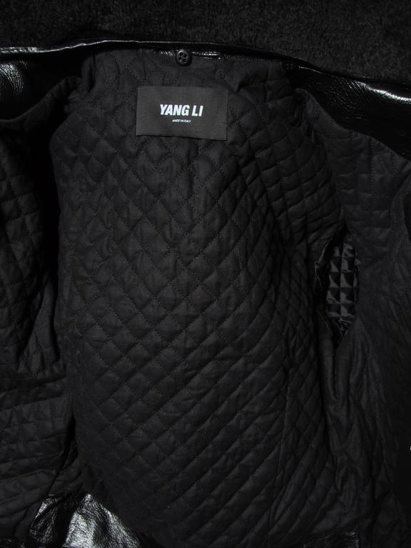 Yang Li Calf Leather and Shearling Jacket For Sale at 1stDibs | yang li ...
