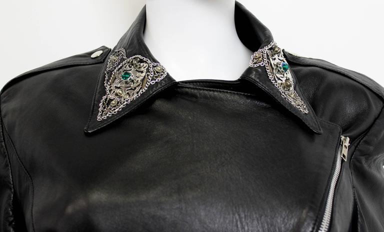 Helen Storey Real Classics Embellished Leather jacket at 1stDibs