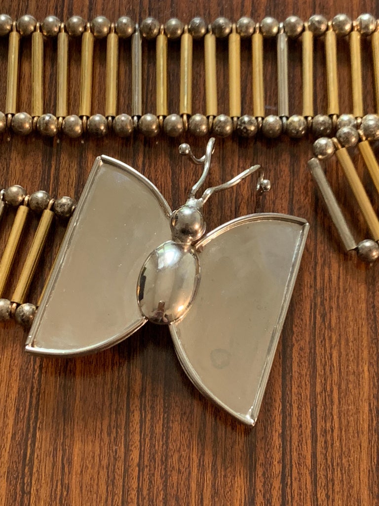 William deLillo 1960s Metal Butterfly Butterfly Belt For Sale at 1stDibs