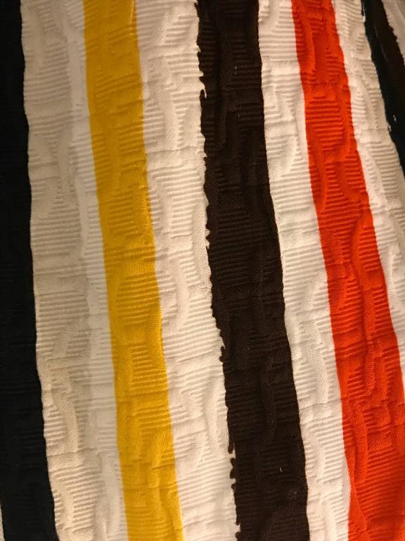 Dolce and Gabbana Runway Yellow and White Striped Robe Coat Swim ...