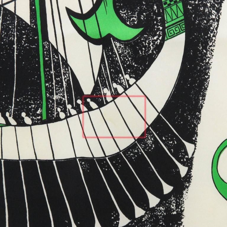 1960s French Designer Maggy Rouff Silk Scarf Modernist Galley Design at ...