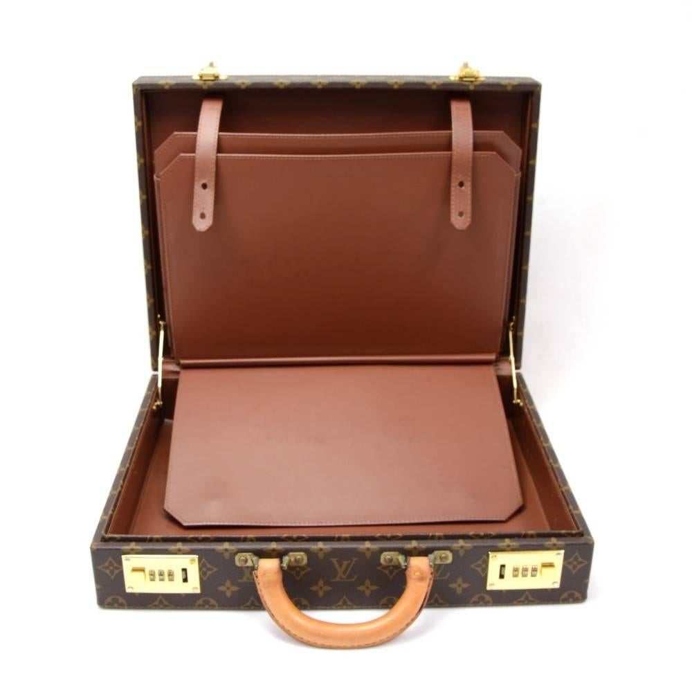 Louis Vuitton Excellent Condition Monogram Canvas Leather Trunk Travel ...