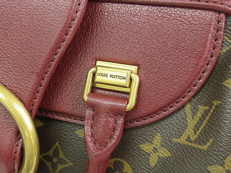 Louis Vuitton Limited Edition Monogram Canvas Red Speedy Top Handle ...