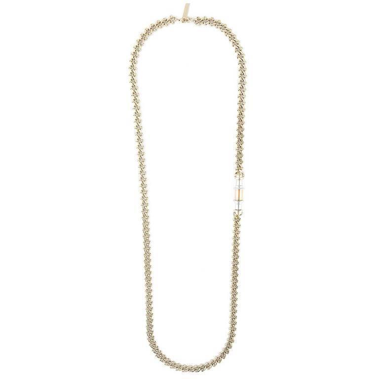 Givenchy Runway Gold Chain Link Long Drape Necklace at 1stDibs ...