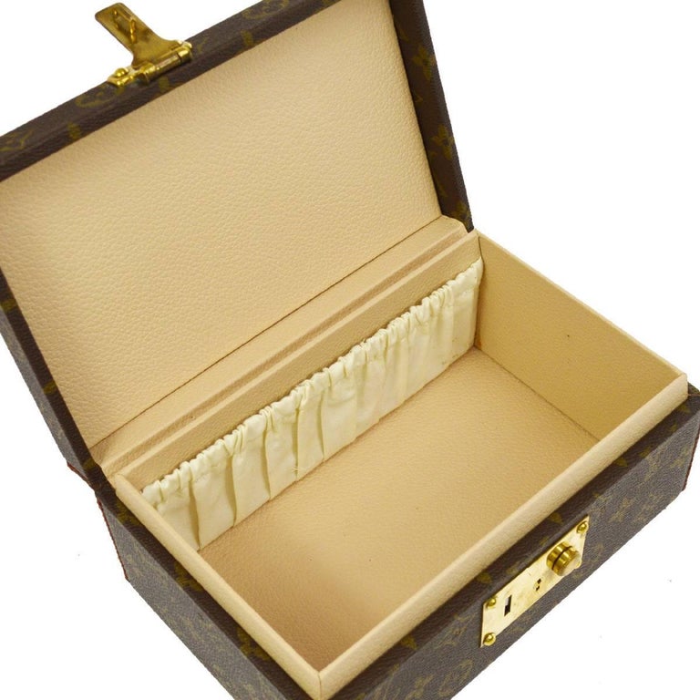 Louis Vuitton Monogram Top Handle Men's Jewelry Travel Storage Case ...