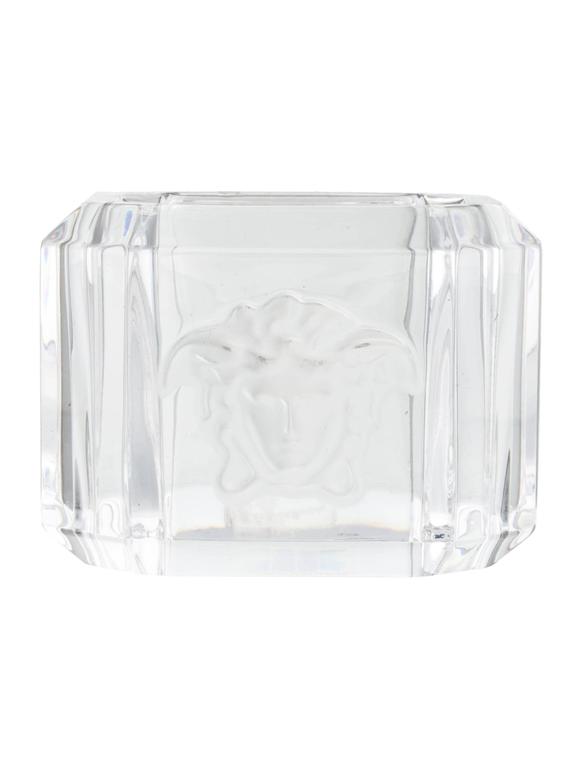Versace Crystal Medusa Head Napkin Rings (Set of Eight) at 1stDibs ...