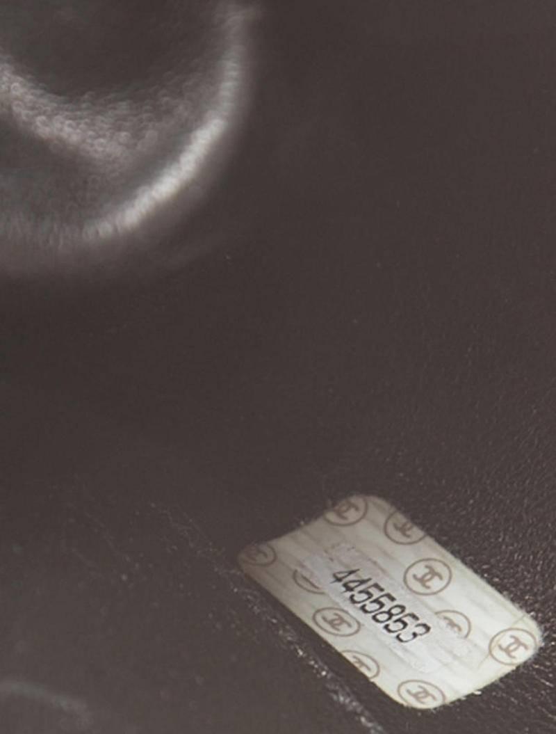 Chanel Rare Black Alligator Leather Gold Chain Flap Evening Cross ...