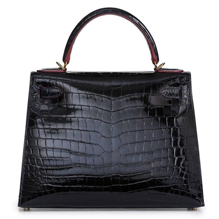 Limited Edition! Kelly 28 Contour Croc! at 1stDibs