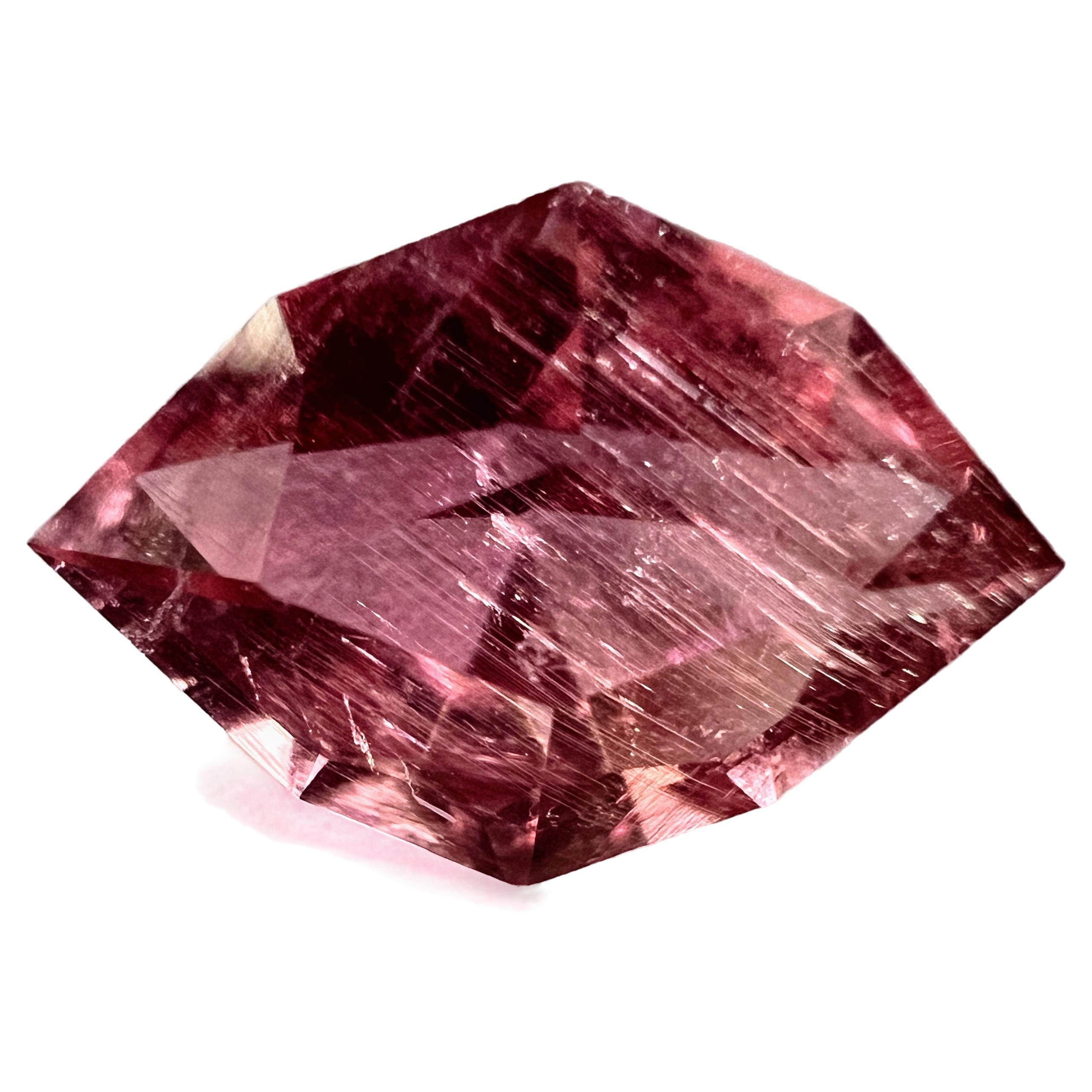 3.89ct Custom Marquis Rust Reddish pink Tourmaline Gemstone For Sale at ...