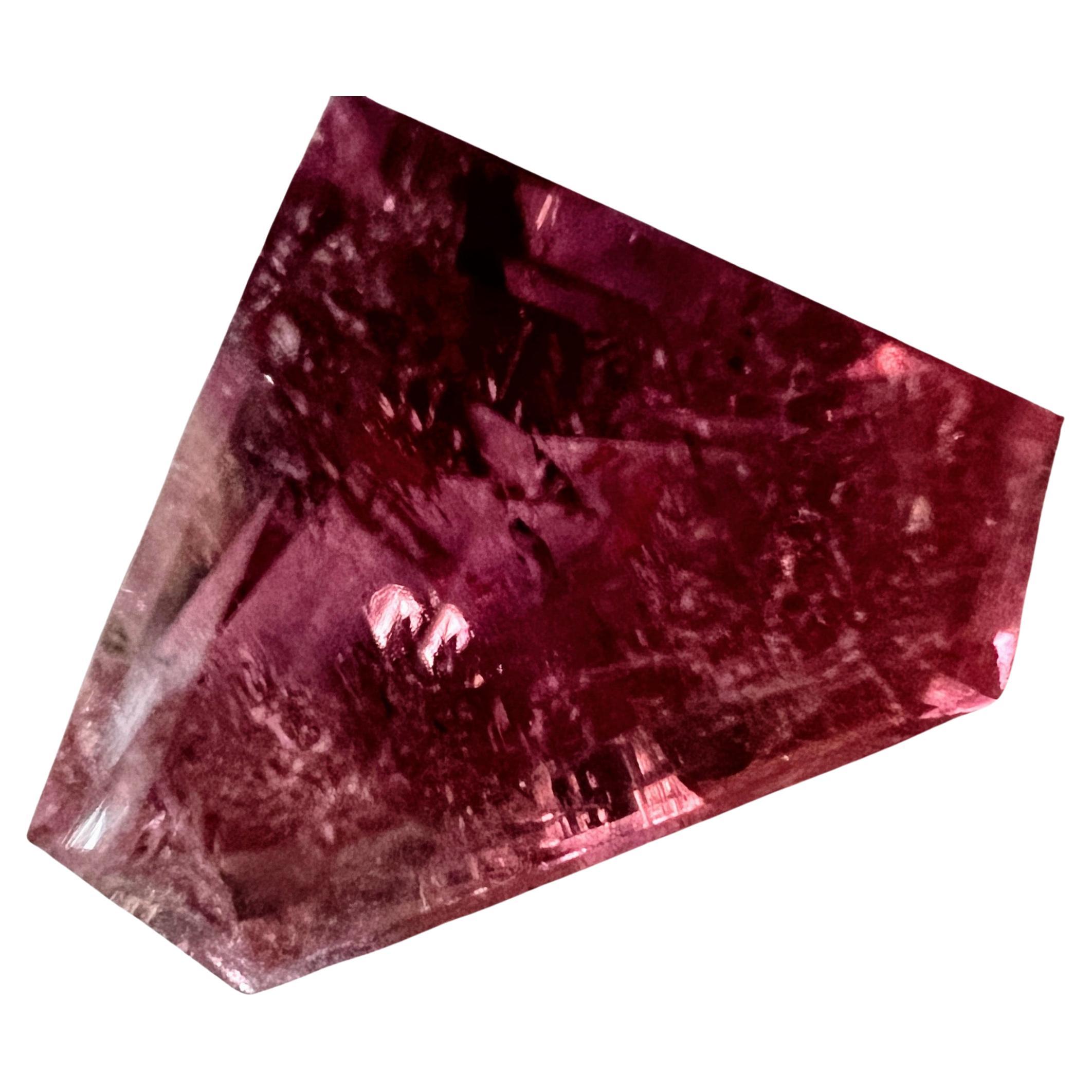 5.46ct Custom Cut Purple Red Rubellite Tourmaline Gemstone For Sale at ...