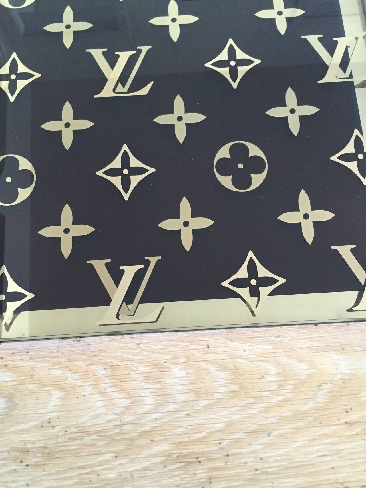 Louis Vuitton Mirror from the Louis Vuitton Paris Champs Elysées store ...