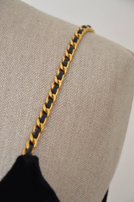 1990s Rare Chanel Black Velvet Corset Collector at 1stDibs