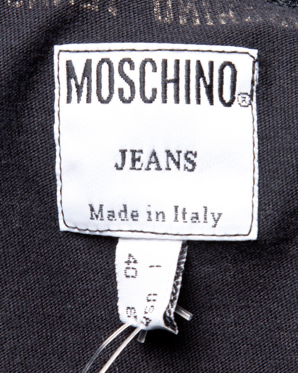 Unworn Moschino Vintage "CheapEr and ALMOST Chic!" Maxi Dress For Sale ...