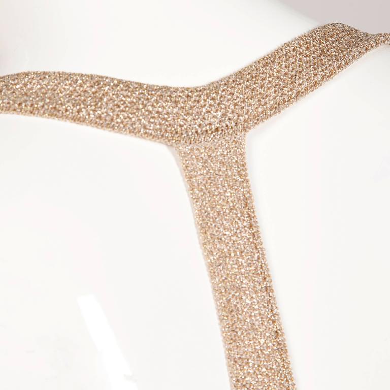 Missoni Metallic Sheer Knit Dress with an Open Back For Sale at 1stDibs ...