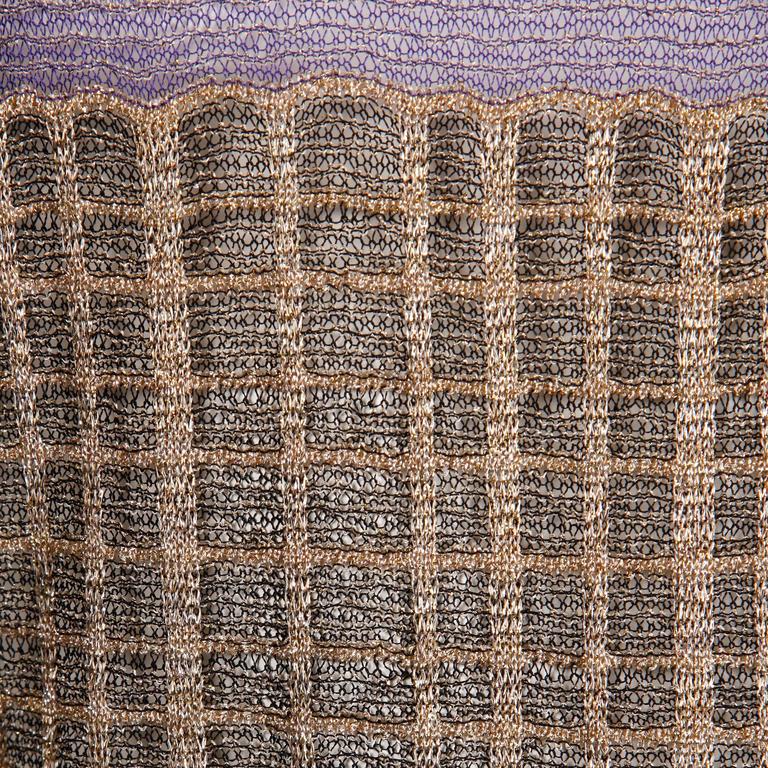 Missoni Metallic Sheer Knit Dress with an Open Back For Sale at 1stDibs ...