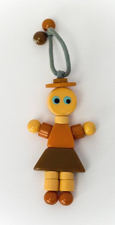 40s Vintage Bakelite Girl Crib Toy at 1stDibs | bakelite crib toy ...