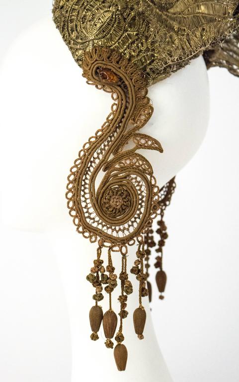 Edwardian Gold Headpiece at 1stDibs