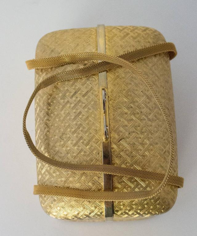 50s Walborg Gold Basket Purse made in Italy at 1stDibs | walborg purse ...