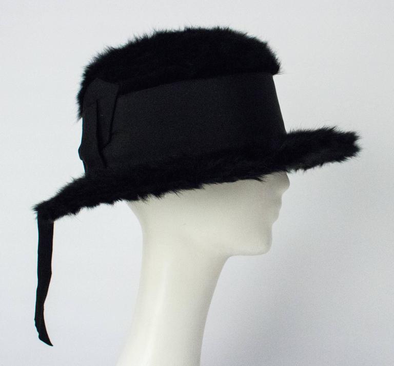 1900s Madge Evans Black Beaver Hat For Sale at 1stDibs | 1900 hats for ...
