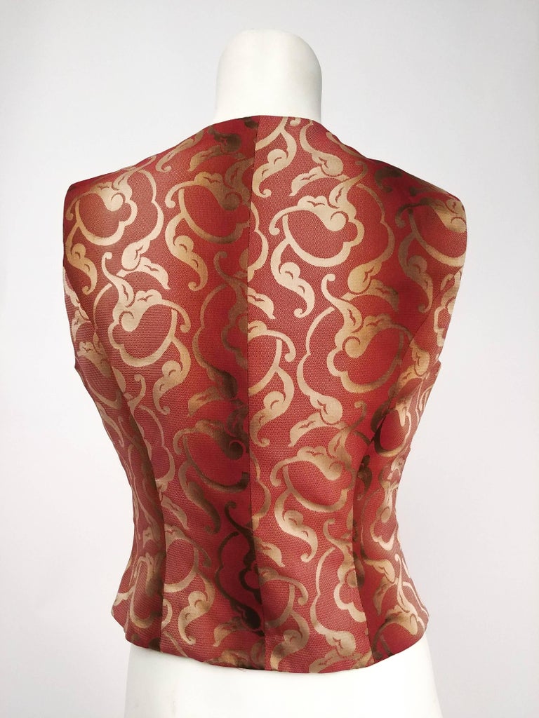 Kenzo Baroque Style Brocade Waistcoat For Sale at 1stDibs | baroque ...