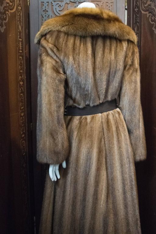 Mink and Sable Trimmed Fur Coat For Sale at 1stDibs | mink or sable ...