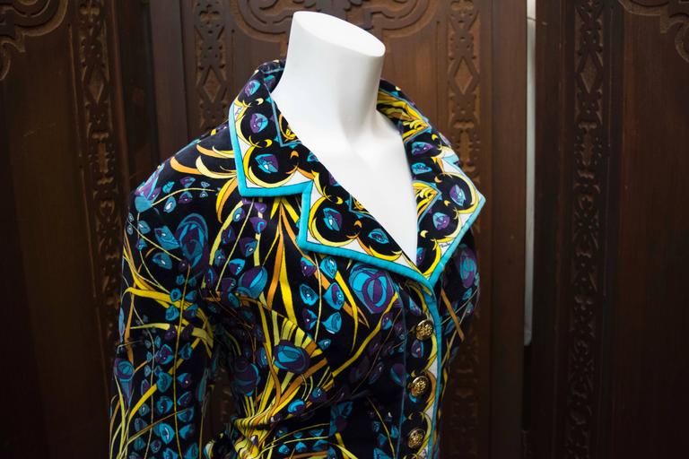 Pucci Velvet Two Piece Suit at 1stDibs | pucci suit