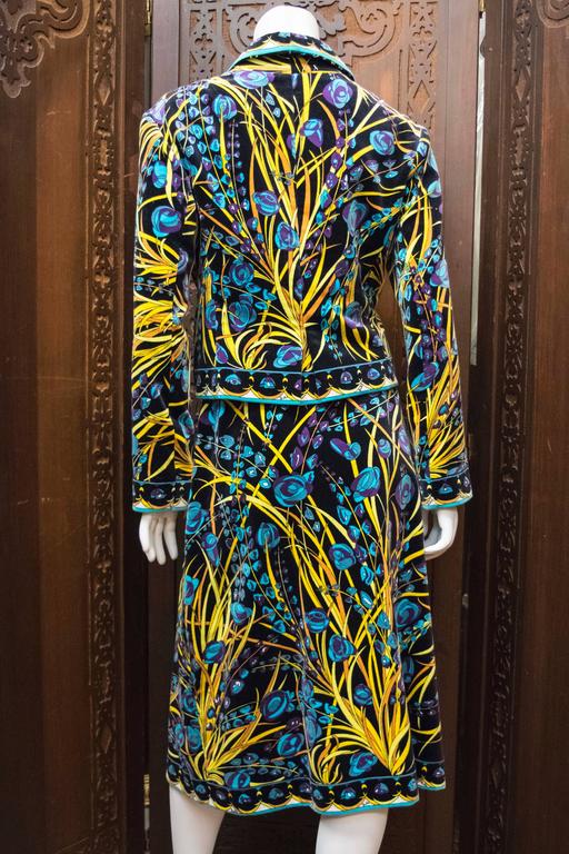 Pucci Velvet Two Piece Suit at 1stDibs | pucci suit