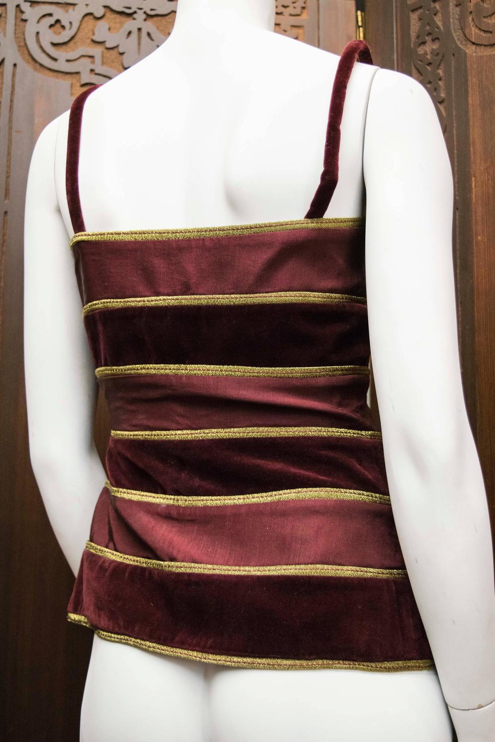 Gianni Versace Velvet Two Piece For Sale at 1stdibs