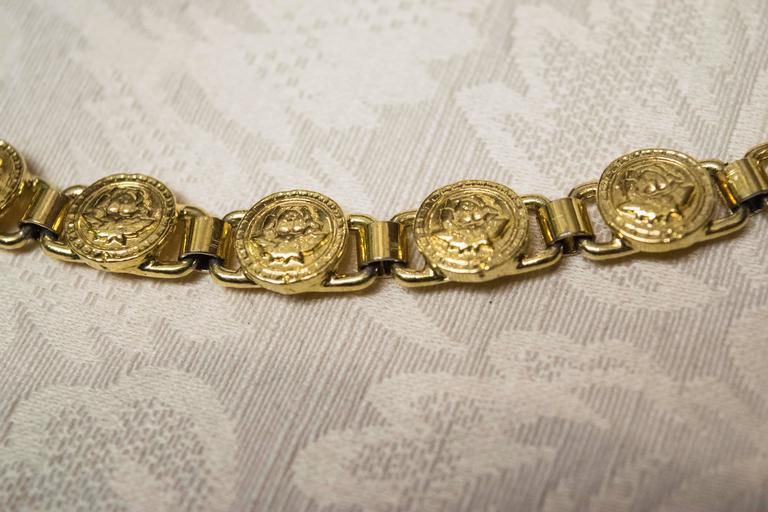 Gianni Versace chain belt. For Sale at 1stDibs | vintage versace chain belt