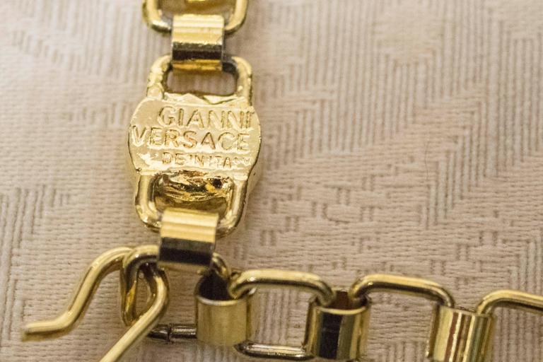 Gianni Versace chain belt. For Sale at 1stDibs | vintage versace chain belt