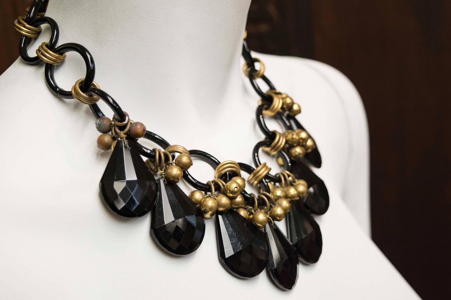 1950s Miriam Haskell Necklace at 1stdibs