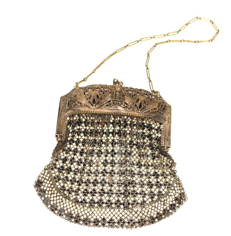 20s Art Deco Metal Mesh Purse at 1stDibs | 20s bag, 20s purse, 20s purses