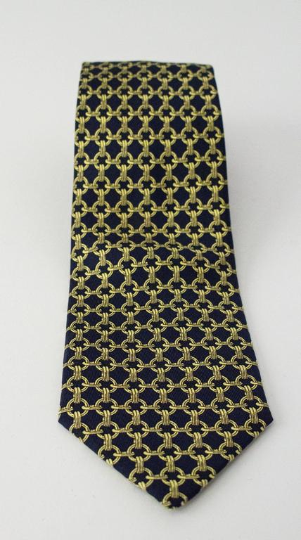 Hermes Silk Tie Chain Print at 1stDibs | hermes chain print, hermes ...