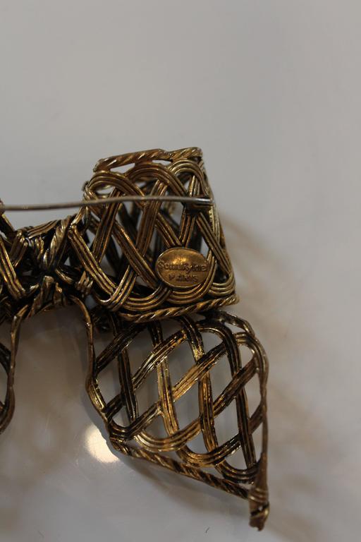 Sonia Rykiel Bow Brooch at 1stDibs