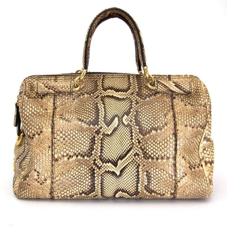 Dolce And Gabbana Python Miss Sicily Bowling Bag at 1stDibs | dolce ...