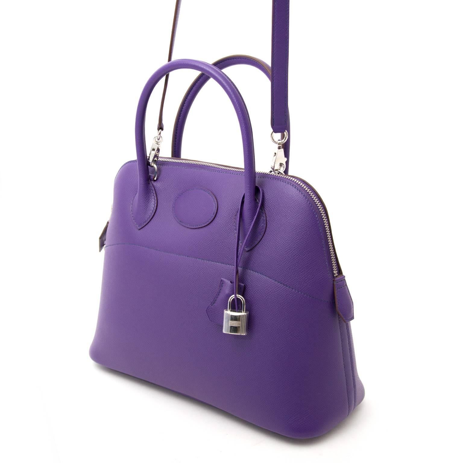 As New Hermès Bolide 31 Epsom Crocus at 1stDibs | hermes bolide 31 ...