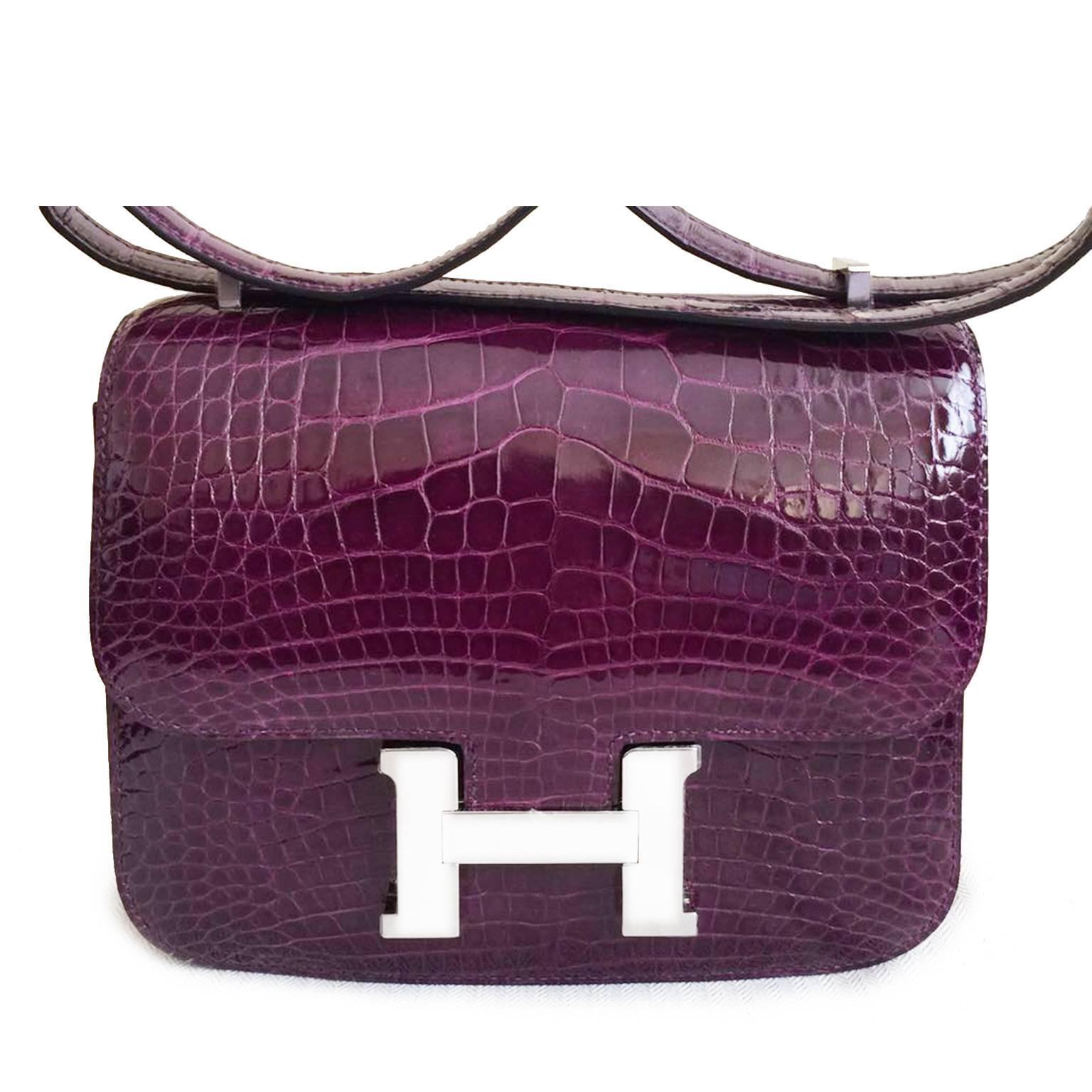 Brand New Constance MIni Cassis Alligator Lisse at 1stDibs | constance ...