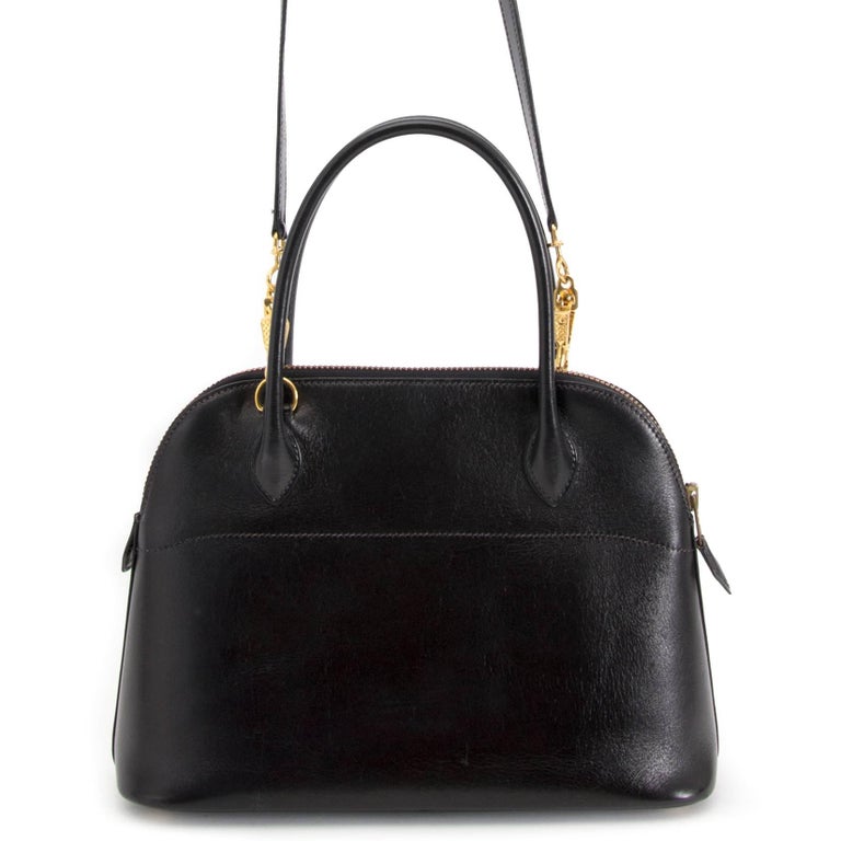 Hermes Black Boxcalf Bolide 27 Bag at 1stDibs | hermes bolide 27 black ...