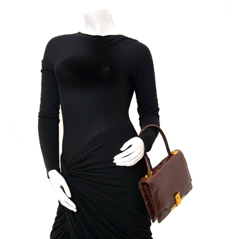 Hermes Vintage Croco Shoulder Bag at 1stDibs | hermes croco