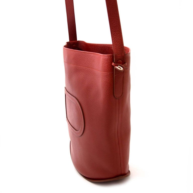 Delvaux Red Le Pin Shoulder Bag at 1stDibs | delvaux le pin price ...