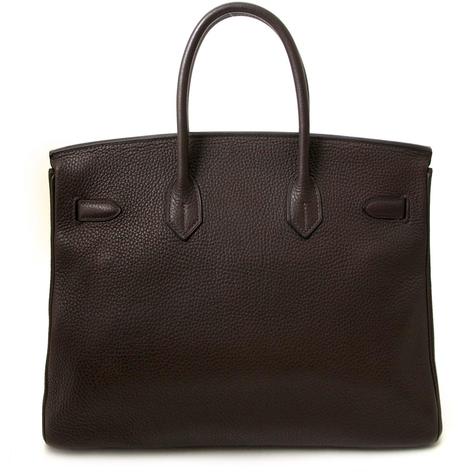 Hermès Birkin 35 togo Ebene GHW at 1stDibs | birkin bag made out of ...