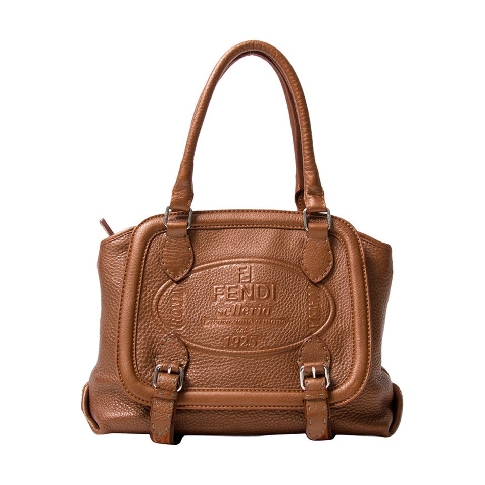 Fendi Logo Selleria Bag at 1stDibs | fendi selleria bag 1925