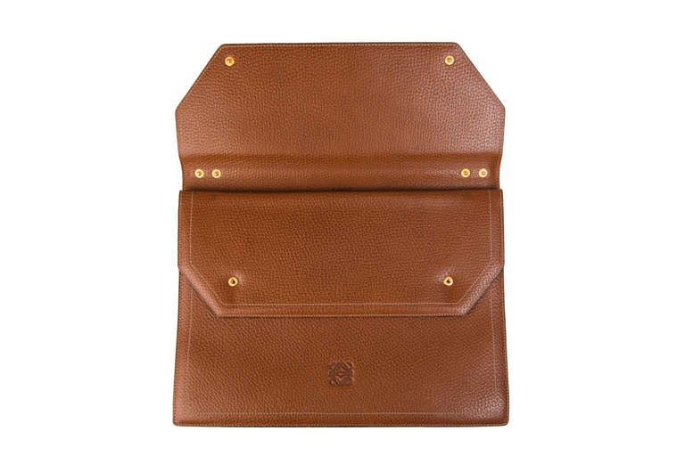 Loewe Leather Briefcase at 1stDibs