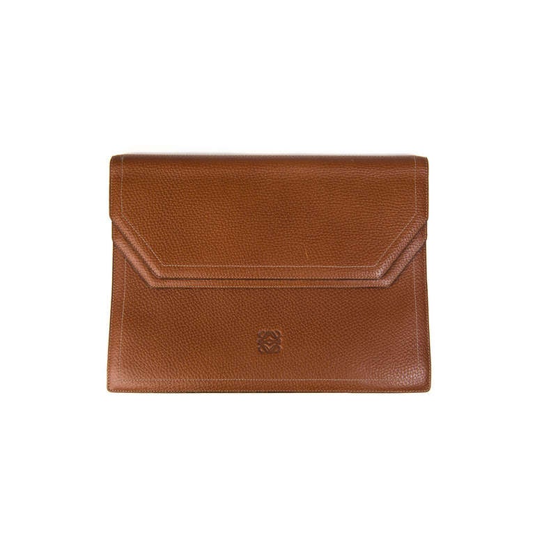 Loewe Leather Briefcase at 1stDibs