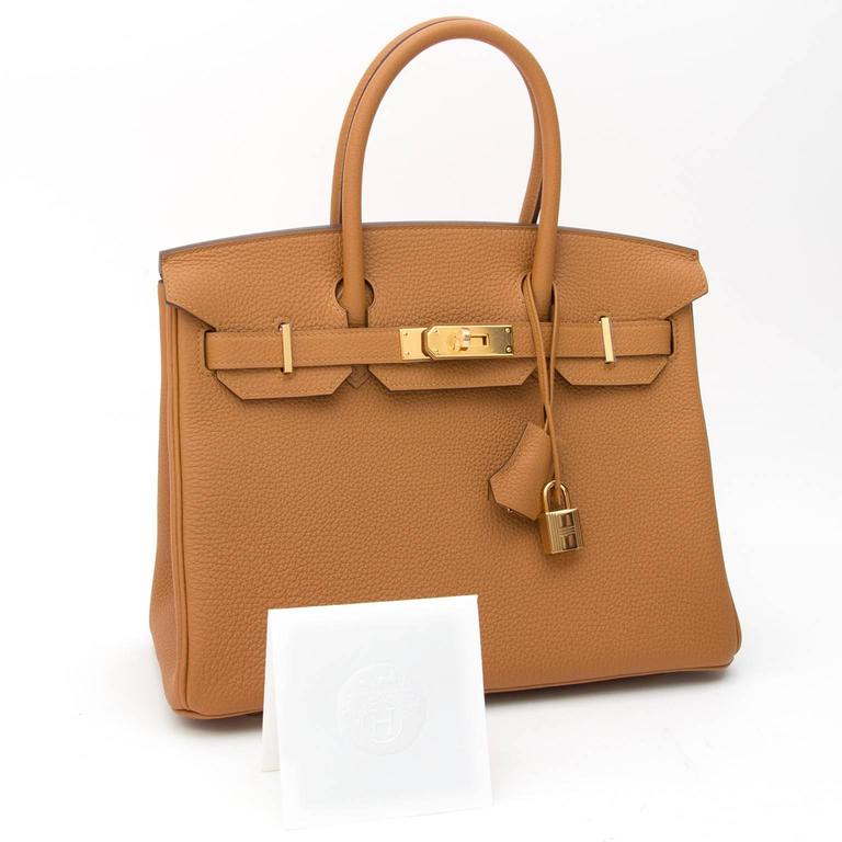 BRAND*NEW* Hermès Birkin Caramel Togo GHW 30 at 1stDibs | hermes ...