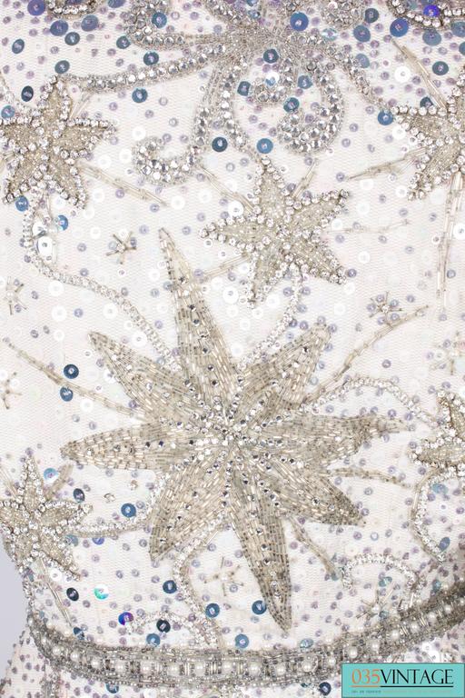 Frank Govers Sequin Jacket Vintage - silver/gray 1980 at 1stDibs