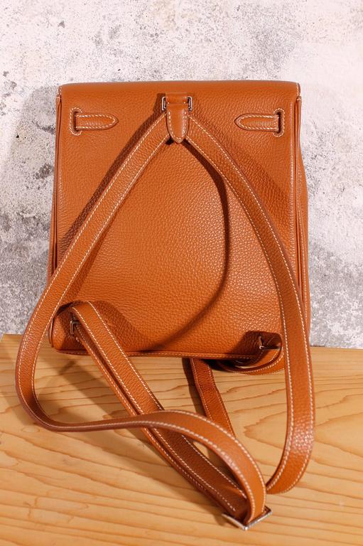 Hermès Kelly Ado PM Backpack Bag - Brown Togo Leather at 1stDibs ...